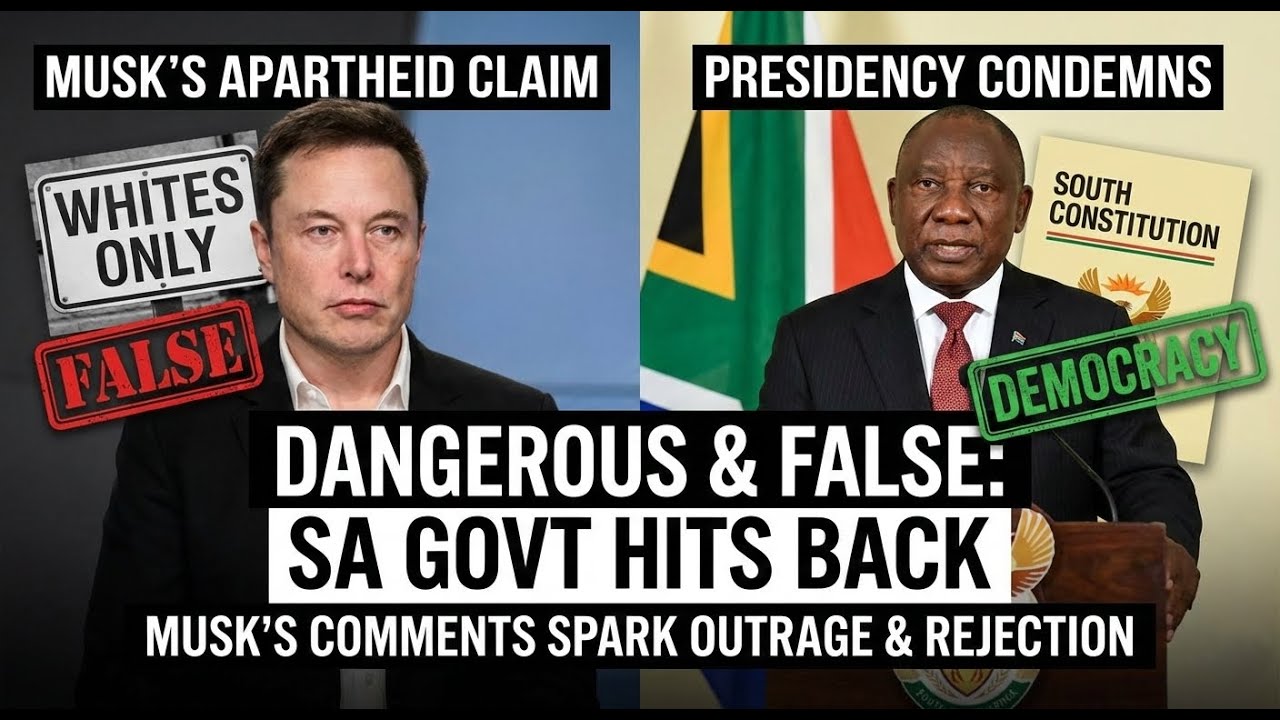 Presidency Slams Elon Musk Over ‘Apartheid-Era’ Claims, Calls Remarks ...