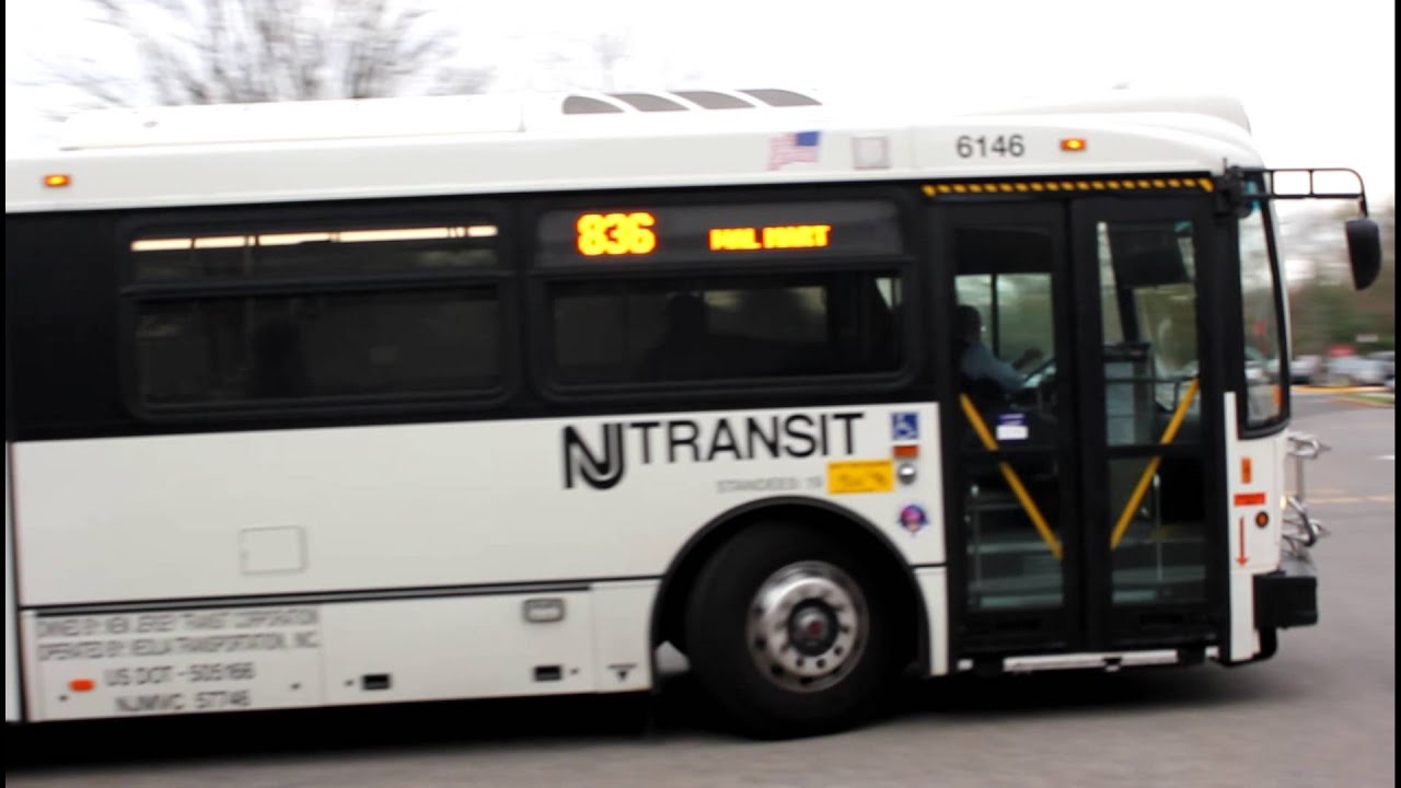 NJ TRANSIT (Veolia) Bus : NABI 416.15 #6146 on the 836 at CentraState ...