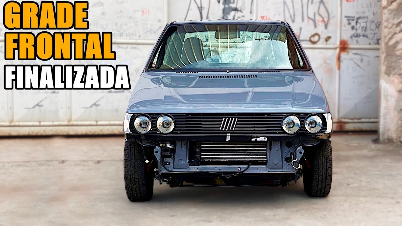FINALIZEI A GRADE FRONTAL DO FIAT UNO - RESTA APENAS UMA PEÇA PRA ...