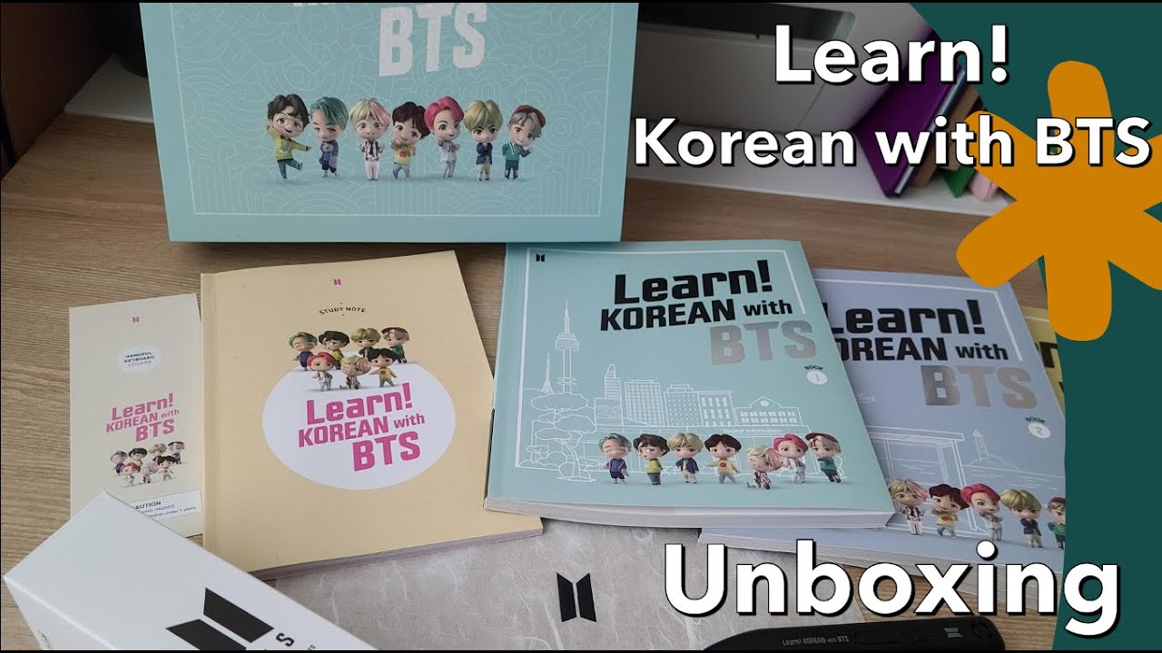 Learn! Korean with BTS Unboxing - YouTube