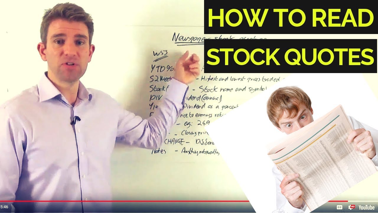How To Read A Stock Table Quote YouTube how-to-read-a-stock-table-quote-youtube