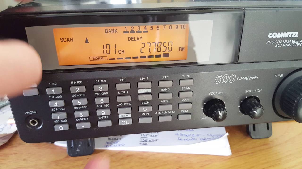 Scanning airwaves in Bradford - YouTube