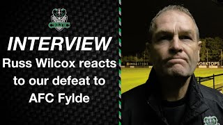 Post-Match Reaction: Russ Wilcox vs AFC Fylde by @Farsley Celtic - eDayFm