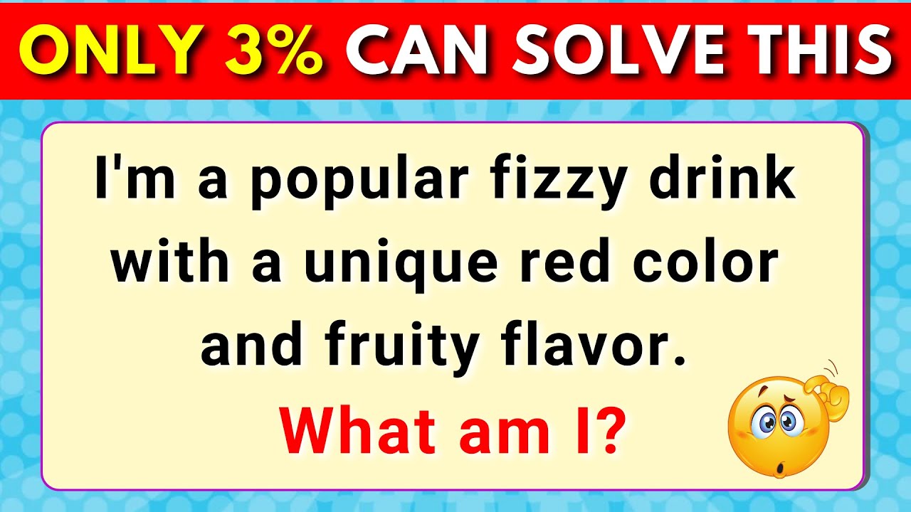 30 FAST FOOD RIDDLES 🍔🥤I BET YOU CAN'T SOLVE 😱 - YouTube