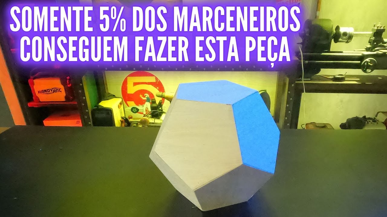 Poucos marceneiros conseguem fazer este dodecaedro. - YouTube