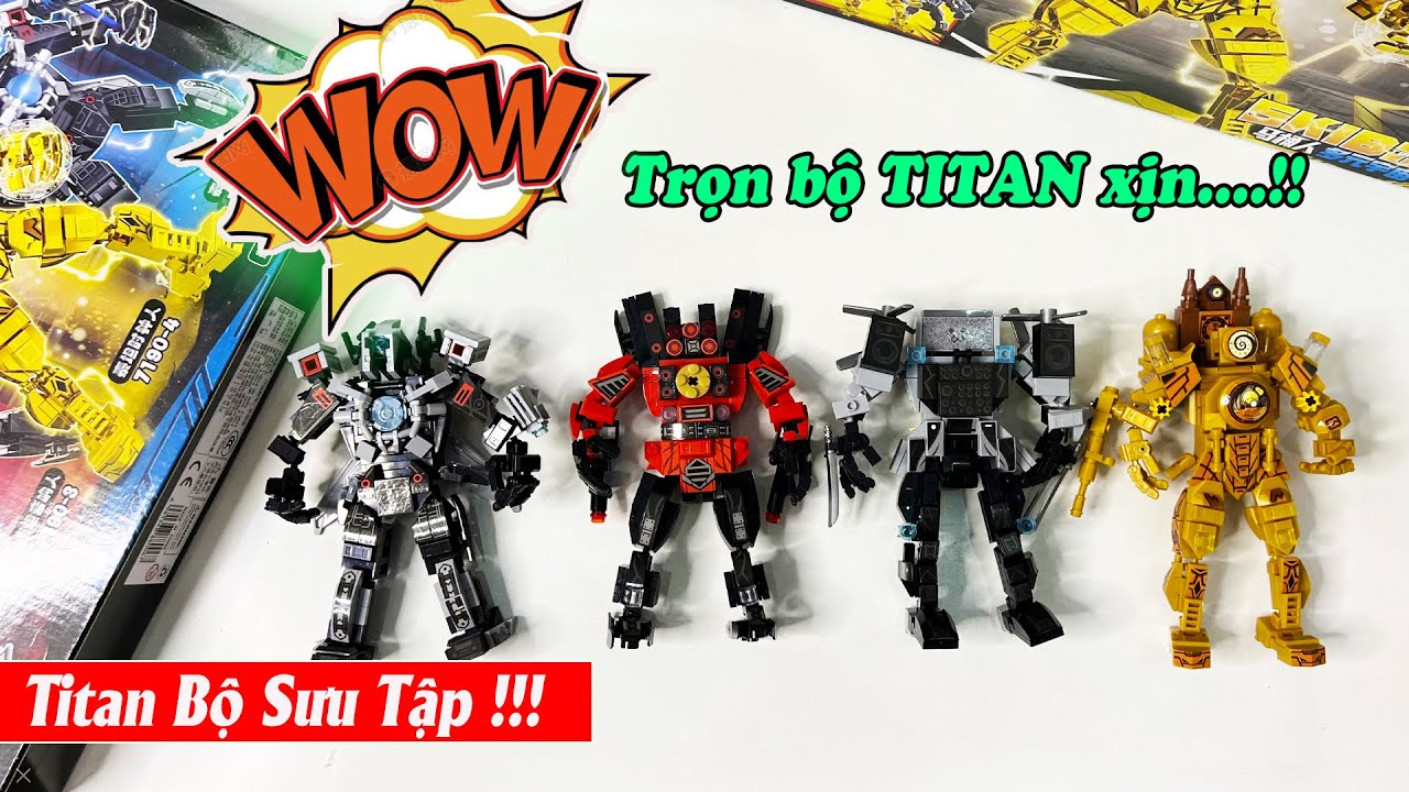 Mua hết và đập hộp Lego Titan Clock Man bản mới nhất titan speaker man ...