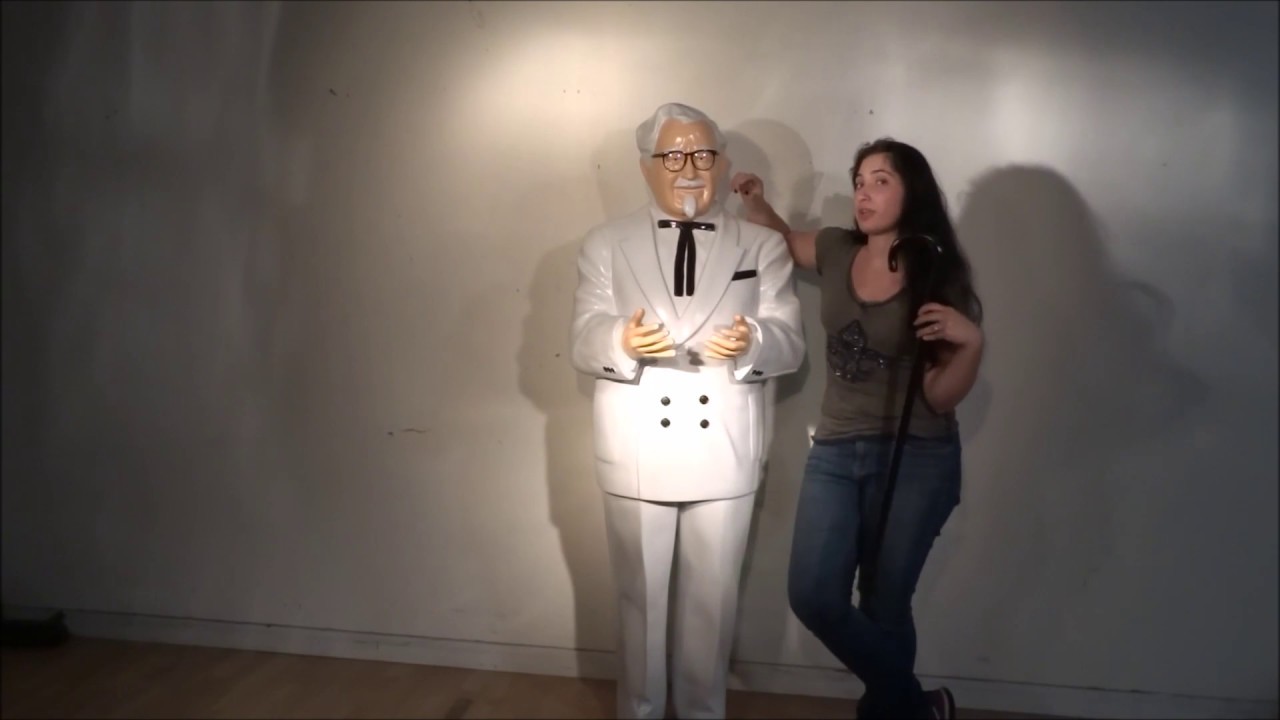 Iconic Kentucky Fried Chicken (KFC) Colonel Sanders - YouTube