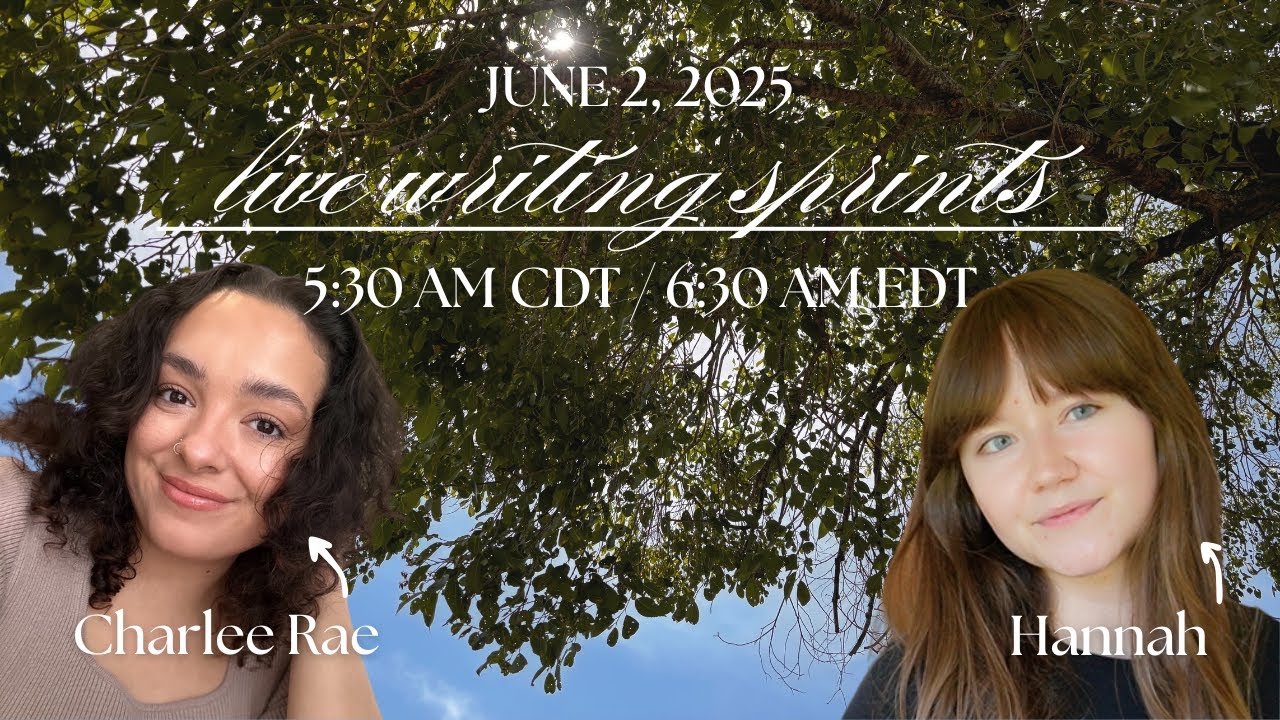 🍓 early morning writing sprints feat. @charleeraewrites - YouTube