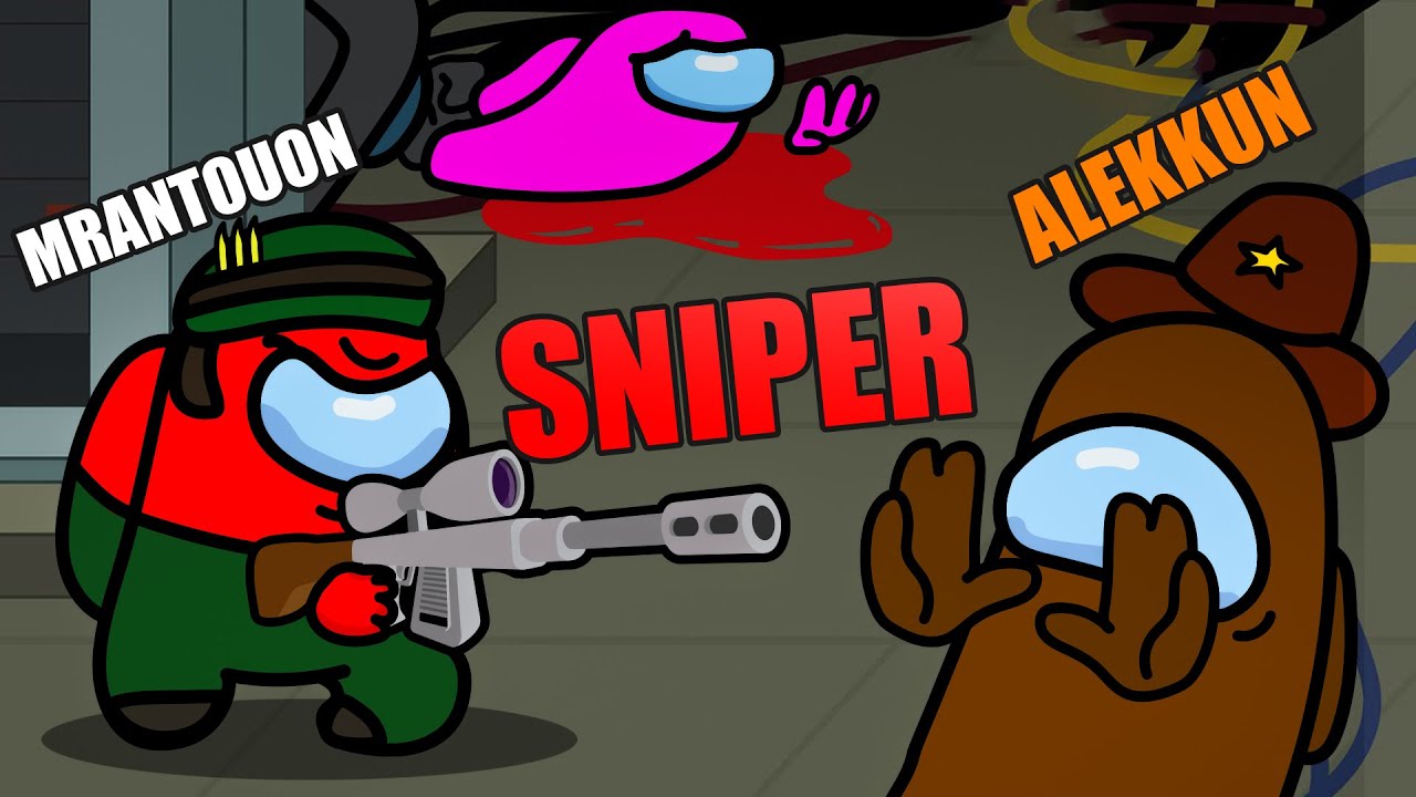 AMONG US ΑΛΛΑ...ΤΟΥΣ ΚΥΝΗΓΑΩ ΜΕ SNIPER! - YouTube