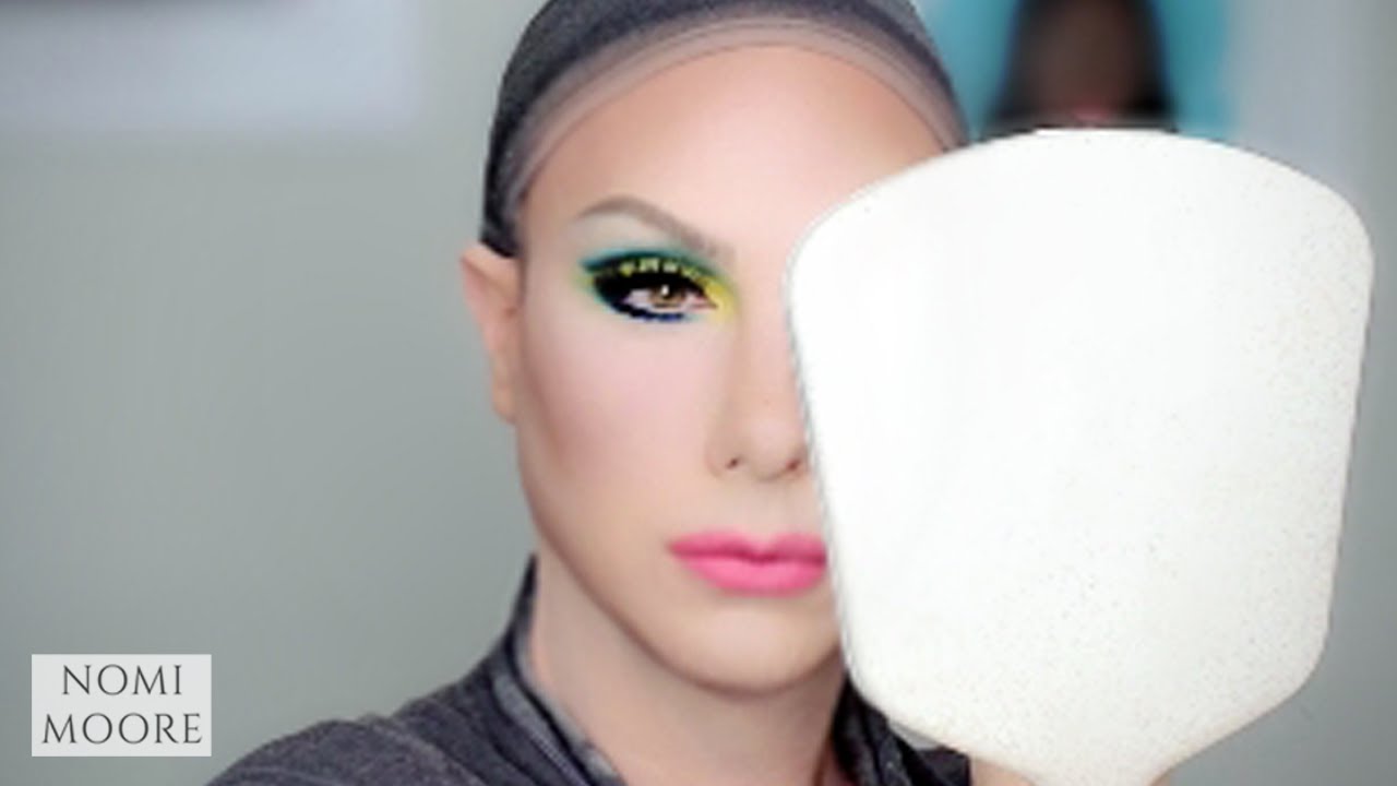 Drag Queen Foundation Makeup Tutorial - YouTube