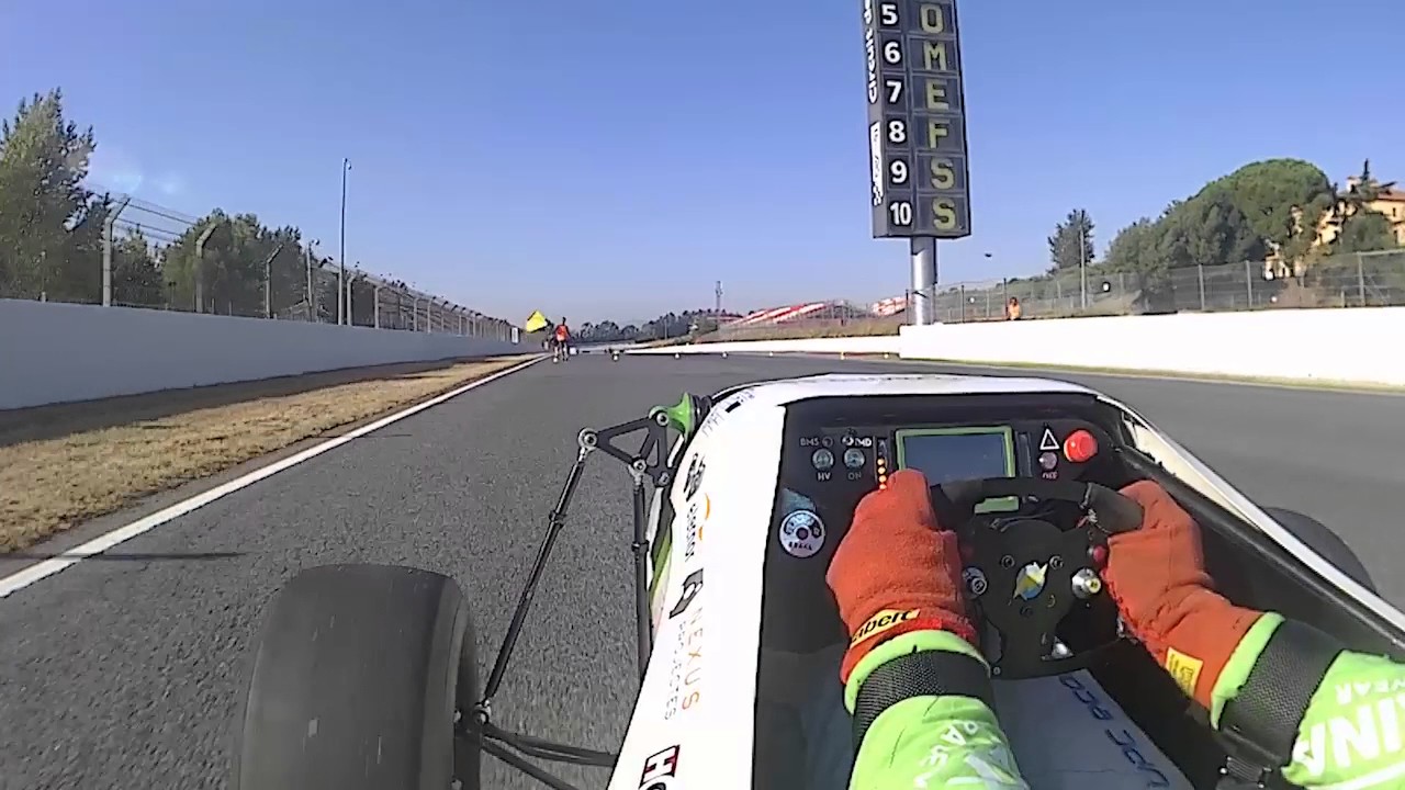 UPC ecoRacing - Formula Student Acceleration Record - YouTube