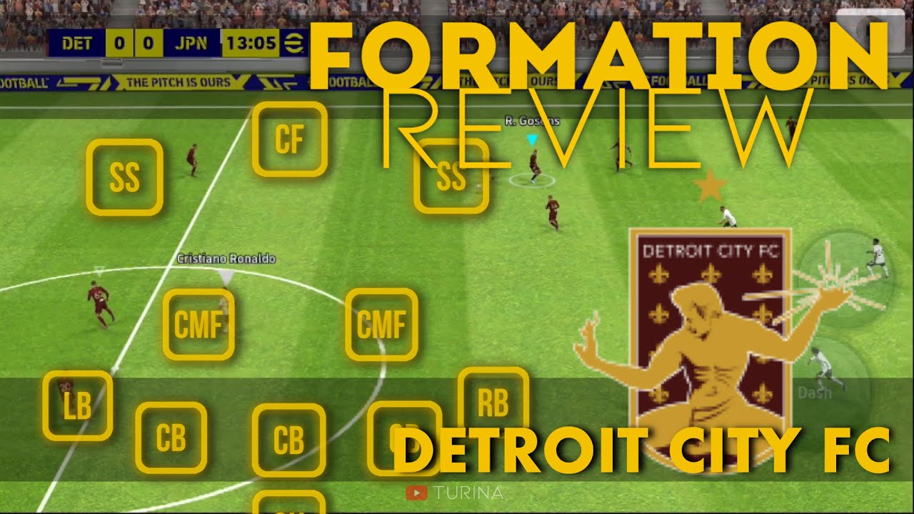 5-2-3 DETROIT CITY FC 🔥 Formation Review | eFootball 2023 mobile - YouTube