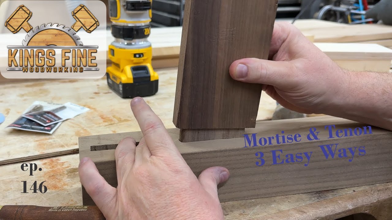 3 easy ways to make a Mortise and Tenon Joint - YouTube