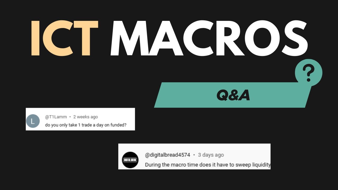 How to Trade ICT Macros | Question & Answer - YouTube