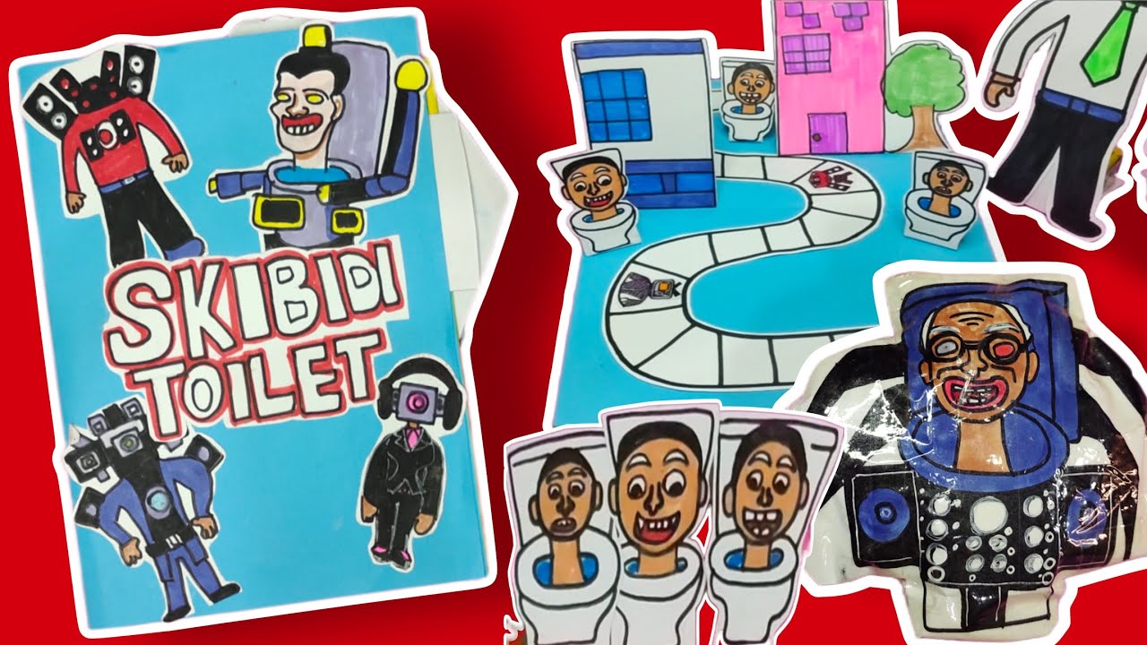 Story GAME BOOK of Skibidi Toilet |Make a Book of SKIBIDI TOILET For ...