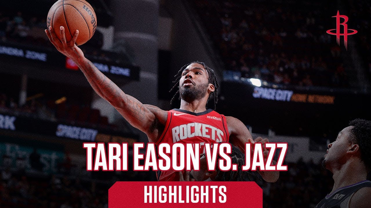 Tari Eason (15 points) Highlights vs. Utah Jazz l Houston Rockets - YouTube