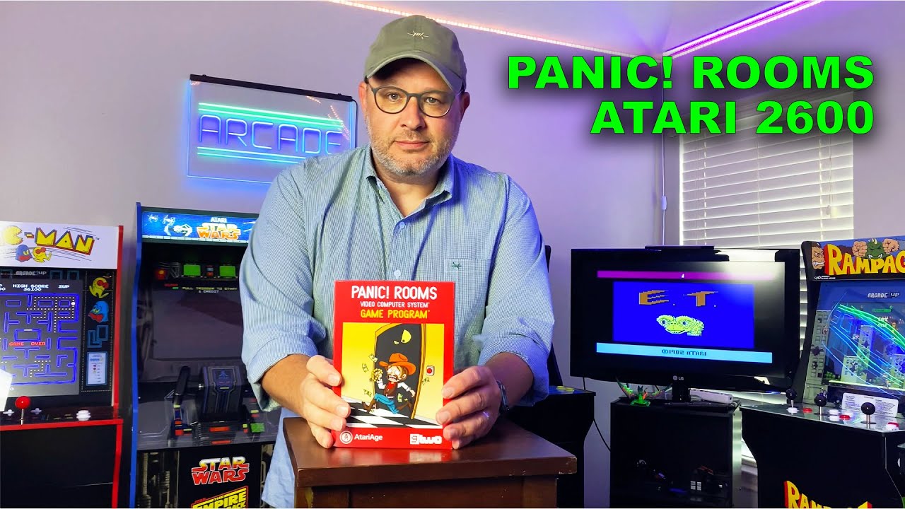 Panic! Rooms - New Atari 2600 Homebrew Game from AtariAge. - YouTube