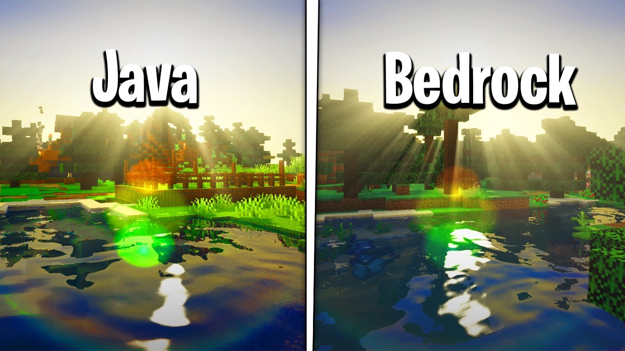 Diferencias Epicas Shader Minecraft Bedrock Vs Shader Java Shaders