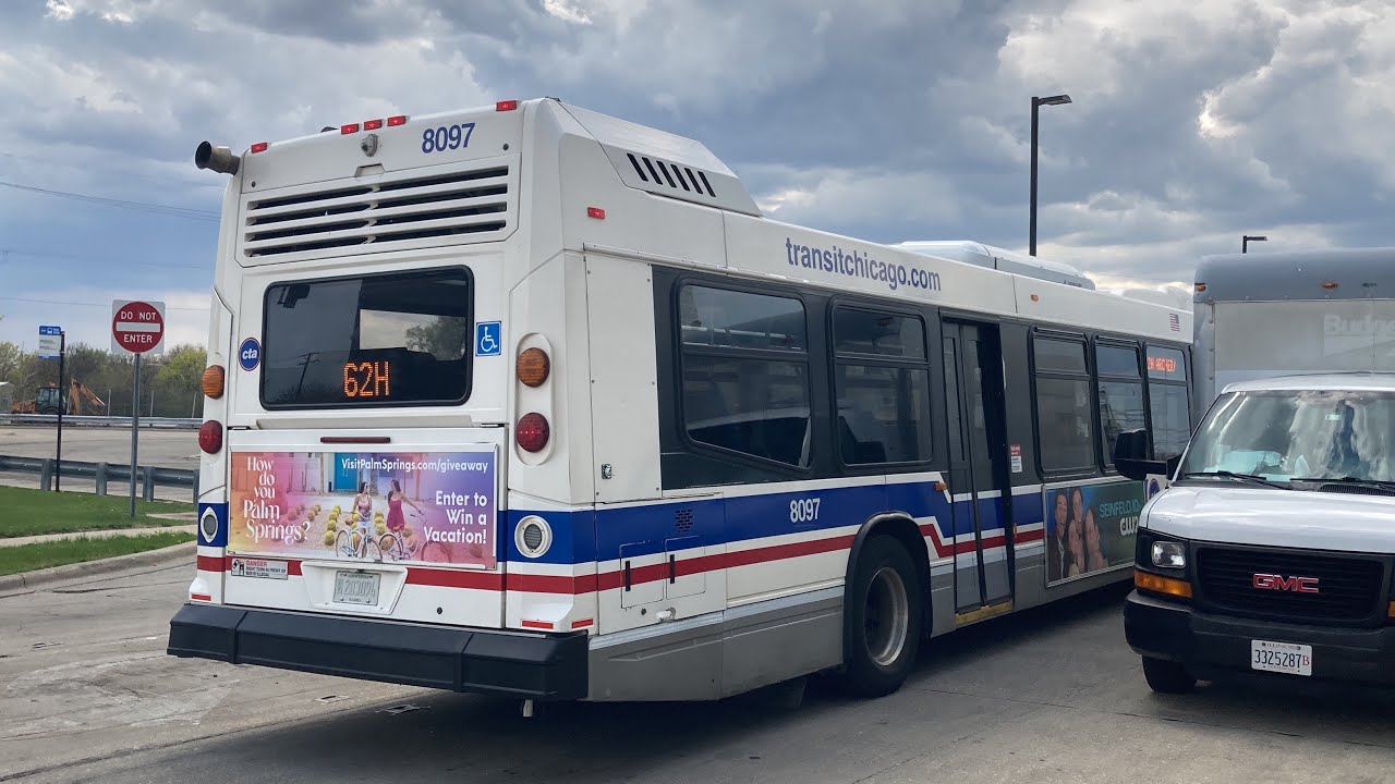 CTA On Board Riding 2015 Nova LFS Bus 8097 on Route 62H Westbound - YouTube