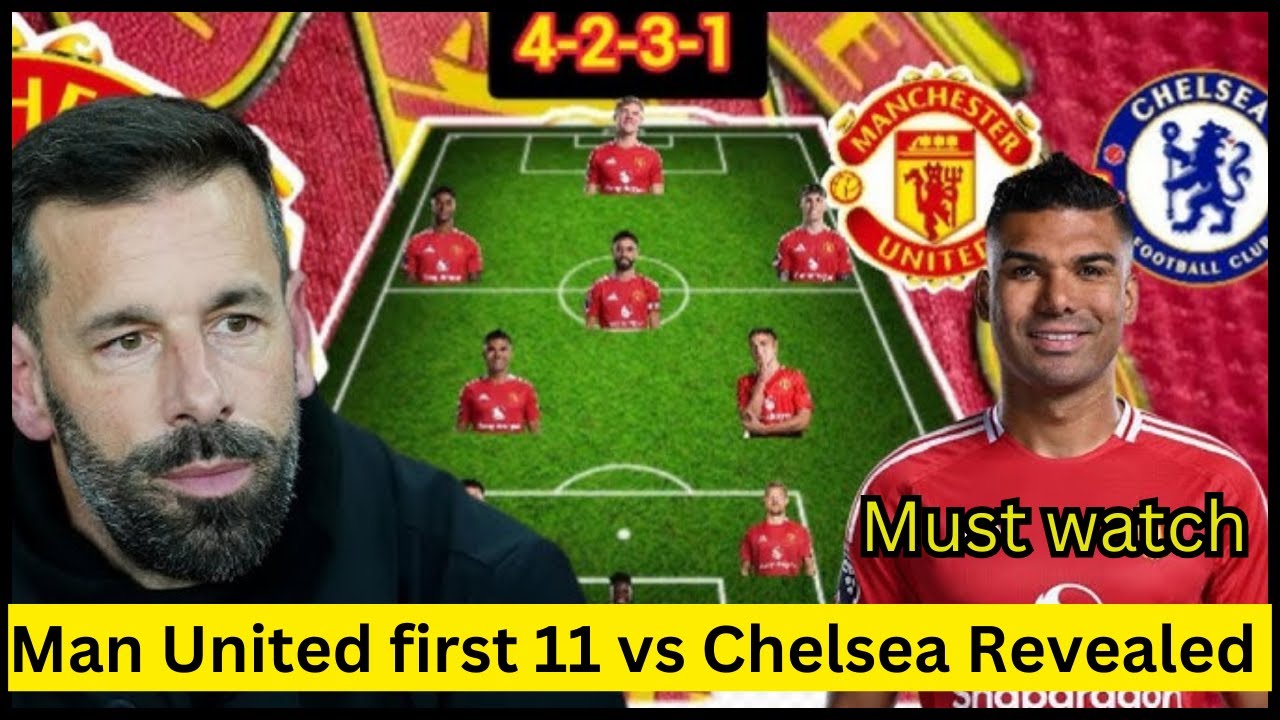 Ruud Van Nistelroy's man united first eleven release ahead of Chelsea ...