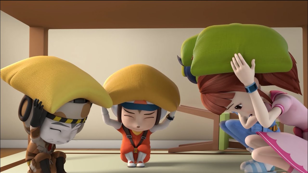 ★【皮皮鲁安全特工队】第一季11集丨儿童安全知识动画丨中文 ★ 地震了怎么办 Pipilu Rangers丨Child Safety ...