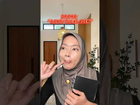 Males banget ga si kalo bantuin adek bikin tugas #fyp #pov #drama #sekolah #lucu #auress #2000s