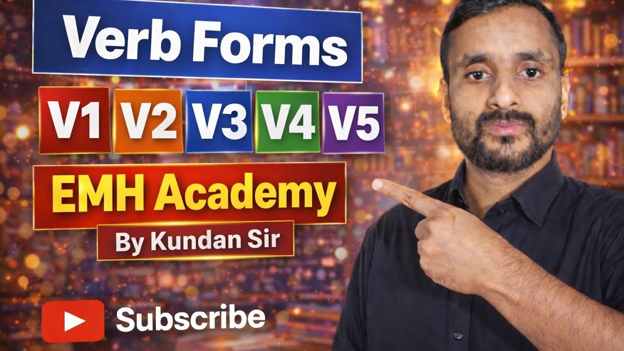 Verb Forms V1 V2 V3 V4 V5 | All Verb Forms with Examples | English ...