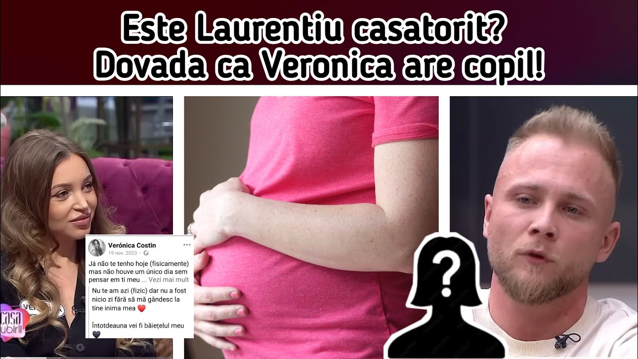 Este Laurentiu casatorit? Dovada ca Veronica are copil! - YouTube