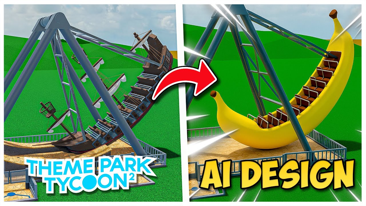 Creating the Weirdest Rides with AI in Theme Park Tycoon 2 LIVE - YouTube