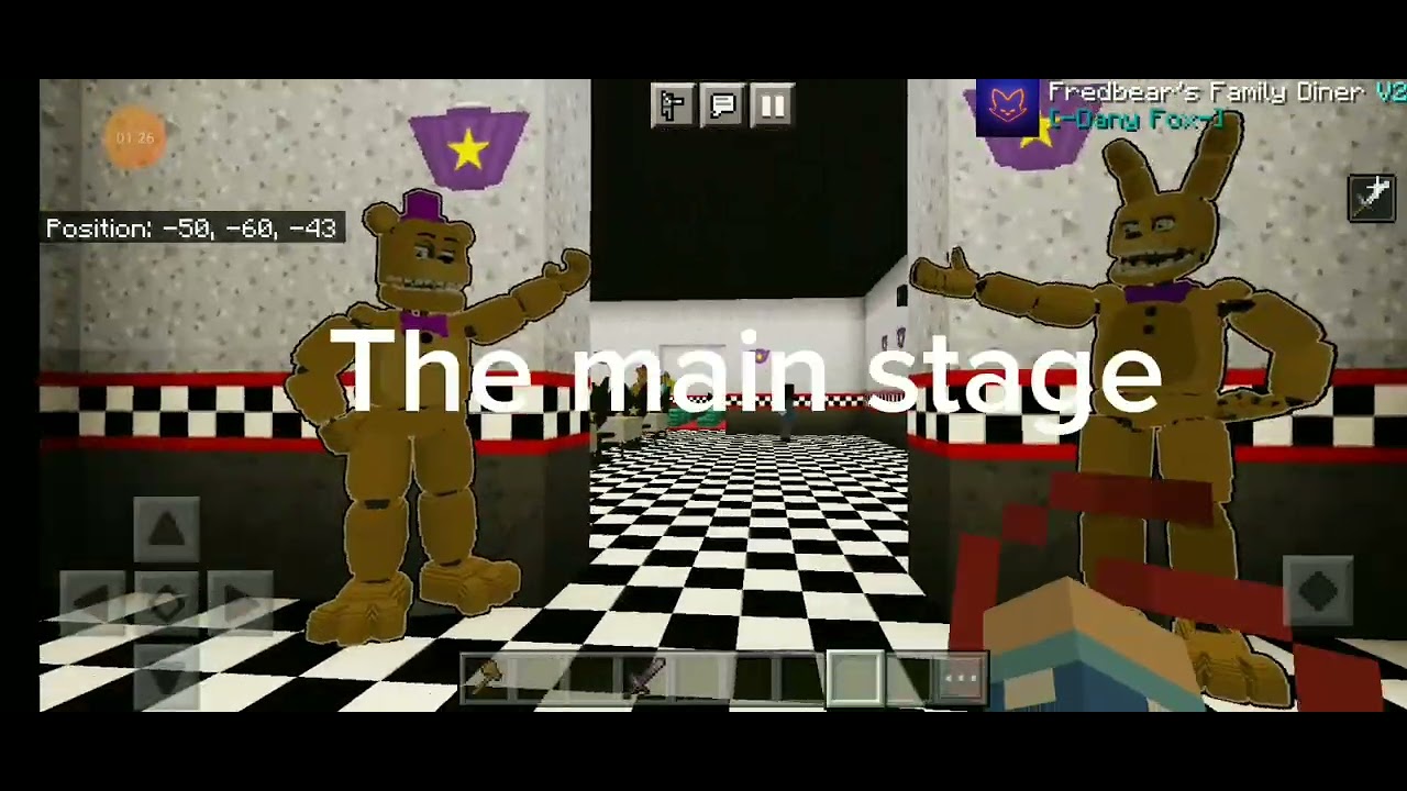 Showing my own map for Fredbears Family Diner. [Sorry for Mistakenly ...