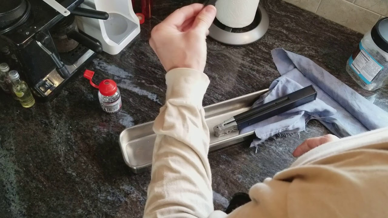 magazine loading tool for Umarex MP40 automatic BB gun - YouTube