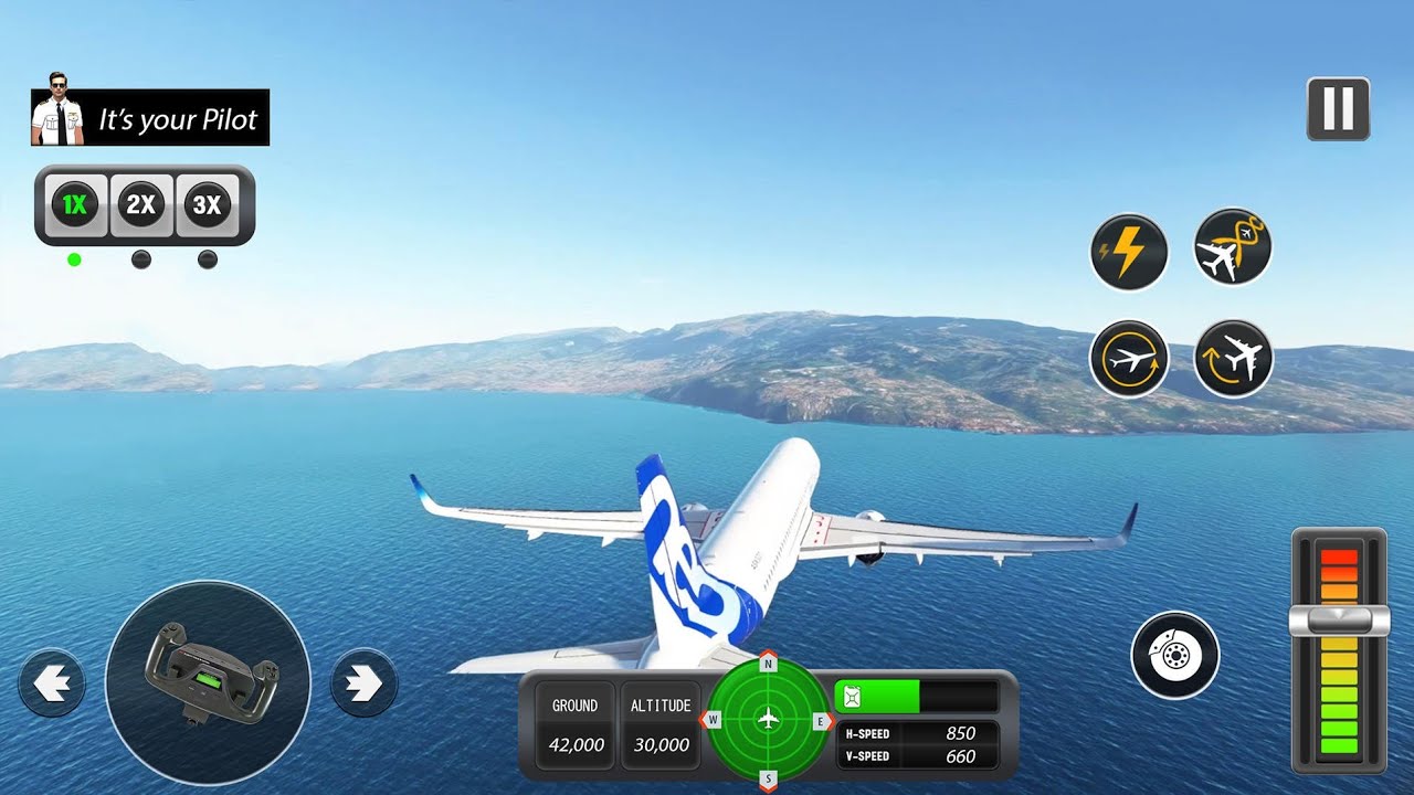 Flight simulator airline games | aeroplane video game | aeroplane games ...