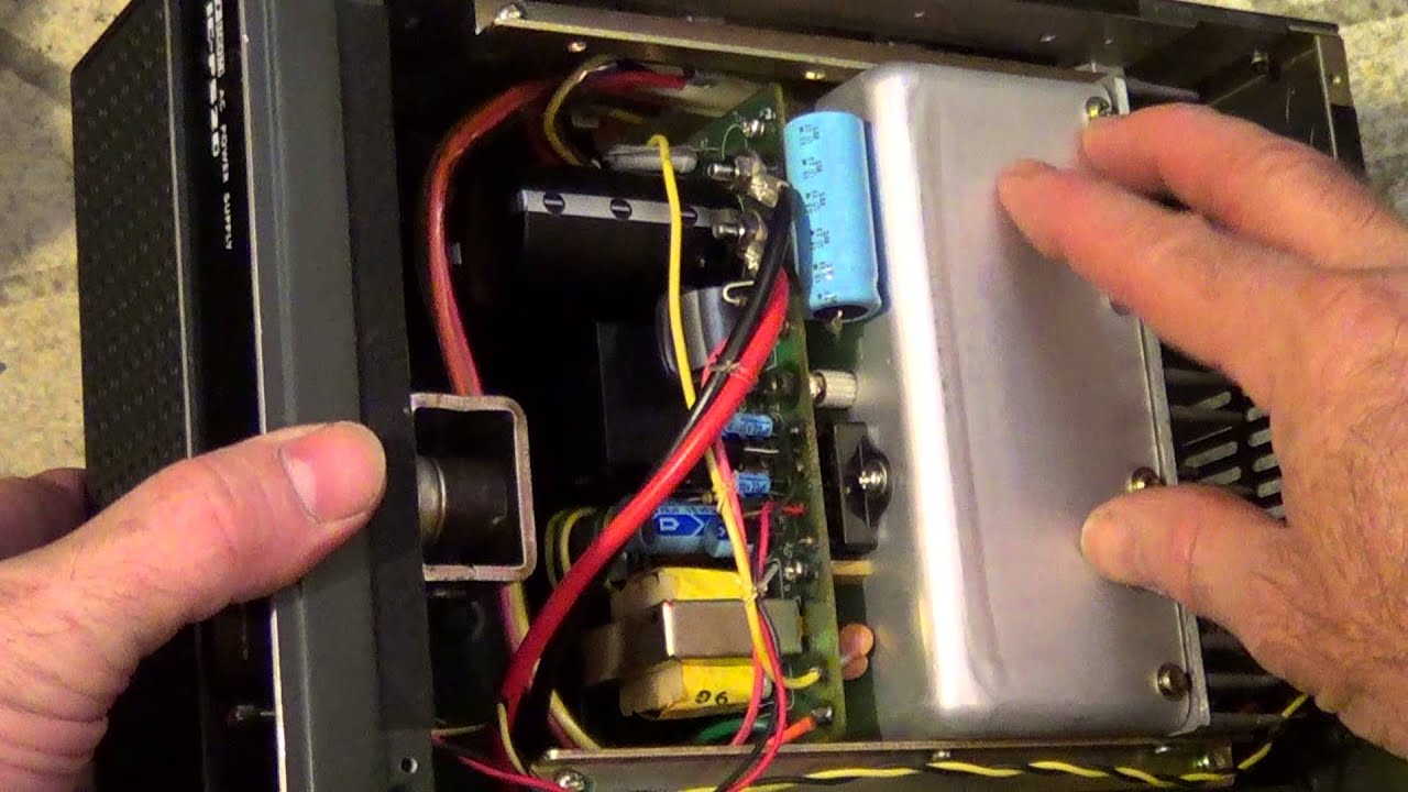 Icom PS20 Power Supply Cover removed Ham radio video 3 - YouTube