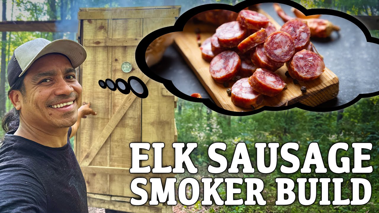 Smoking Elk Sausage with a Bushcraft Smoker (Full Build) - YouTube