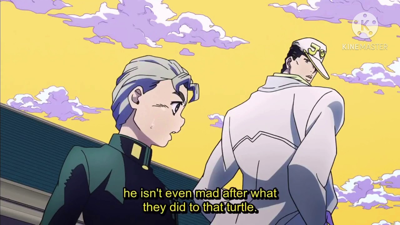Koichi and Jotaro meet josuke (Ep:1 Diamond Is Unbreakable.) - YouTube