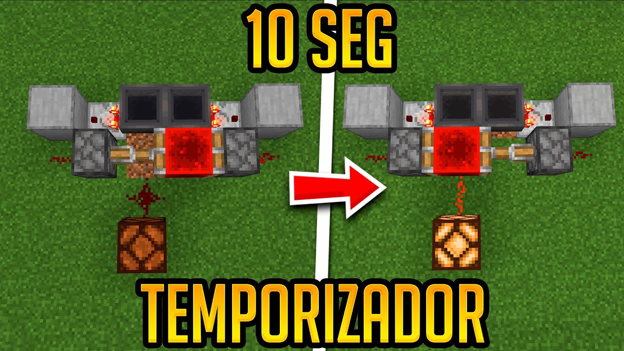 COMO FAZER UM TEMPORIZADOR / TIMER NO MINECRAFT | MINECRAFT TUTORIAL (MCPE/Xbox/PS4/Switch/PC ...