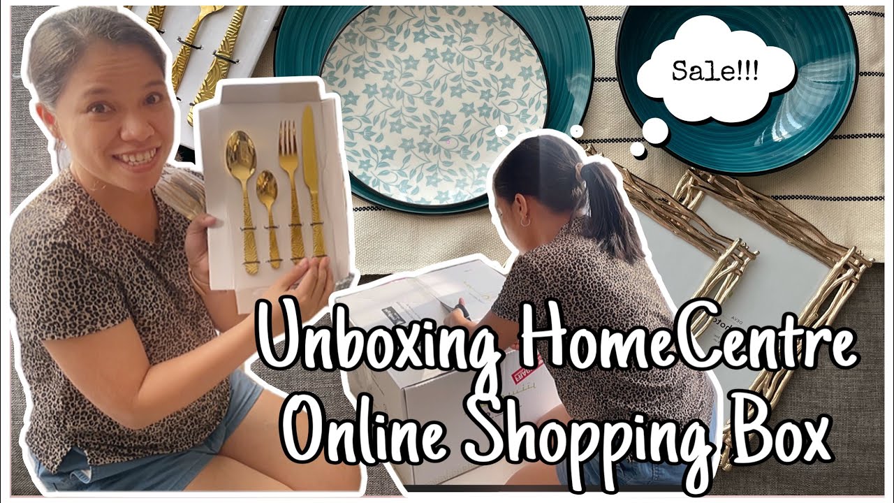 SALE! Unboxing @Homecentrestore Online Shopping Box 🎉♥️ - YouTube