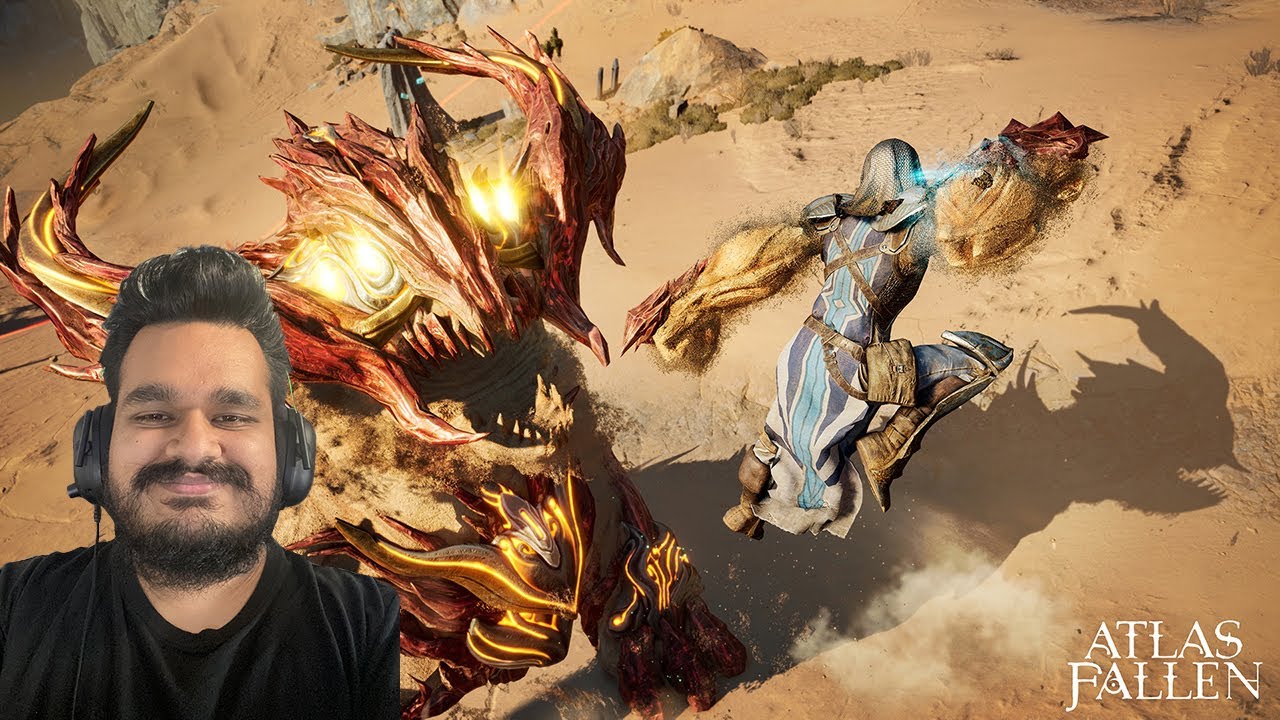 GhostGG Reacts to Atlas Fallen - Official Combat Trailer - YouTube