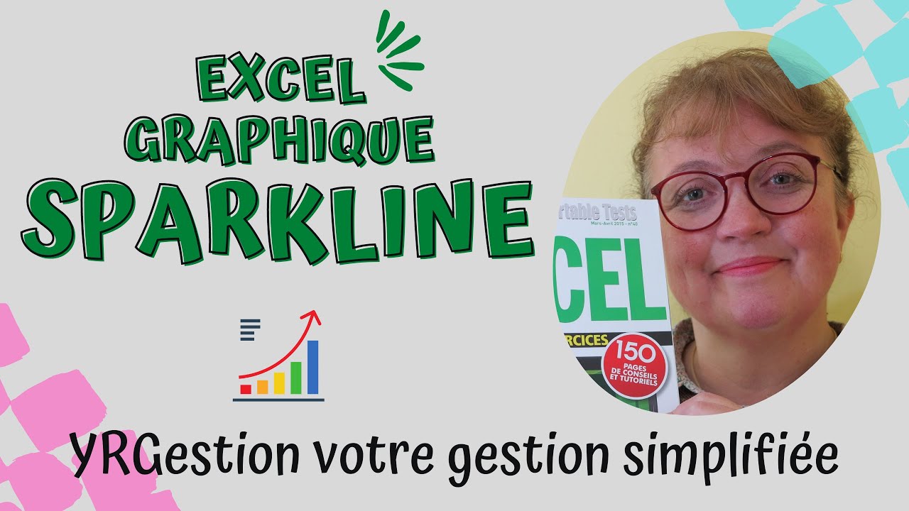 Excel pratique : graphique Sparkline, graphique dans une cellule - YouTube