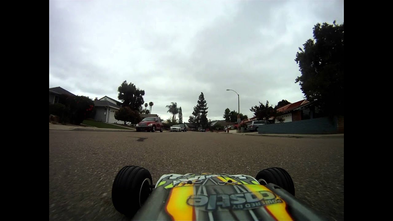 GoPro on RC car - YouTube