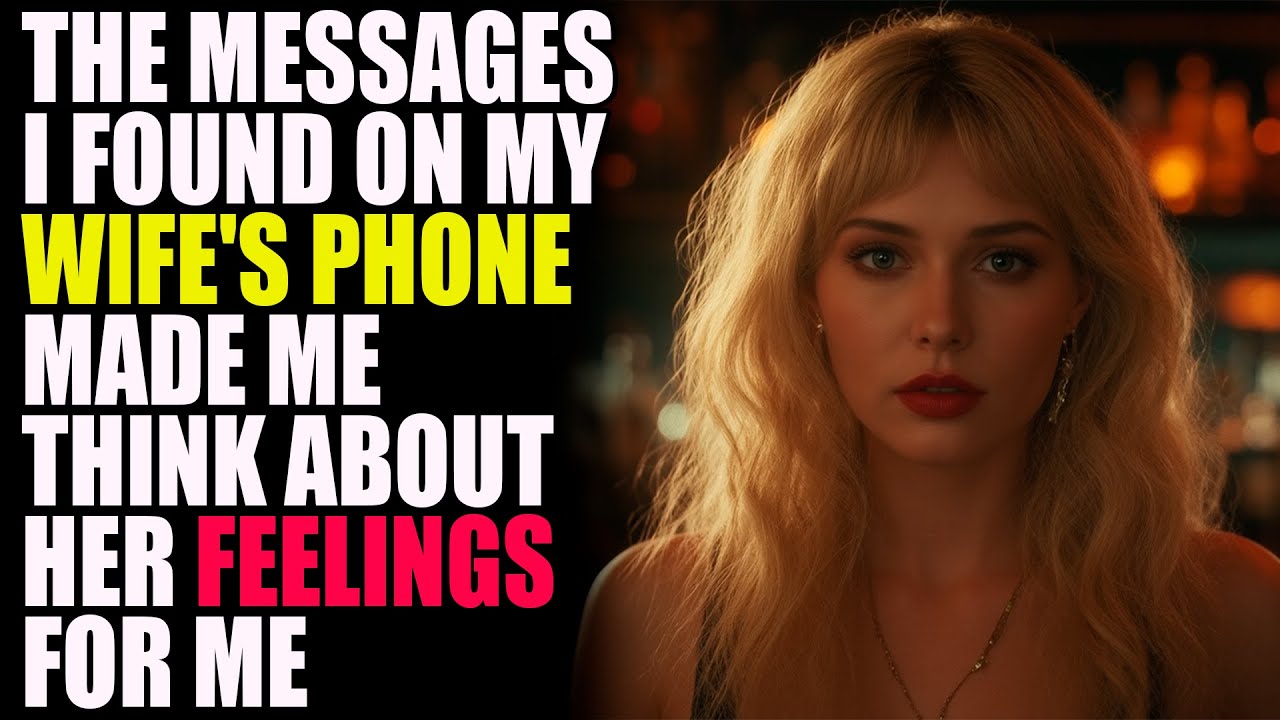 The messages I found on my wife's phone made me think about her ...