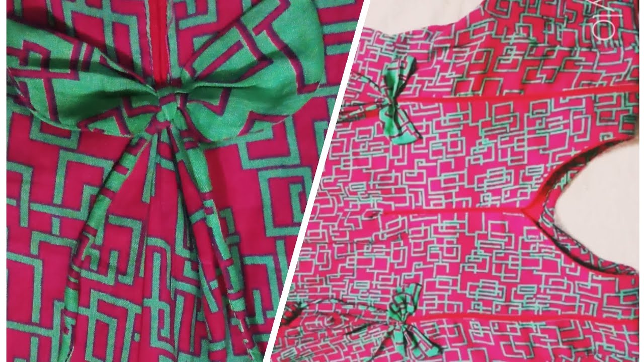 new and easy frock design cutting and stitching easy frock design - YouTube