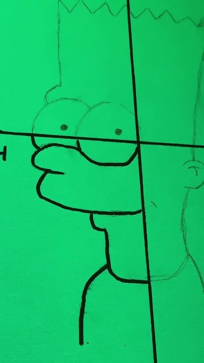 Bart Simpson Glitch Effect Bartsimpson Art Drawing Bart Artist