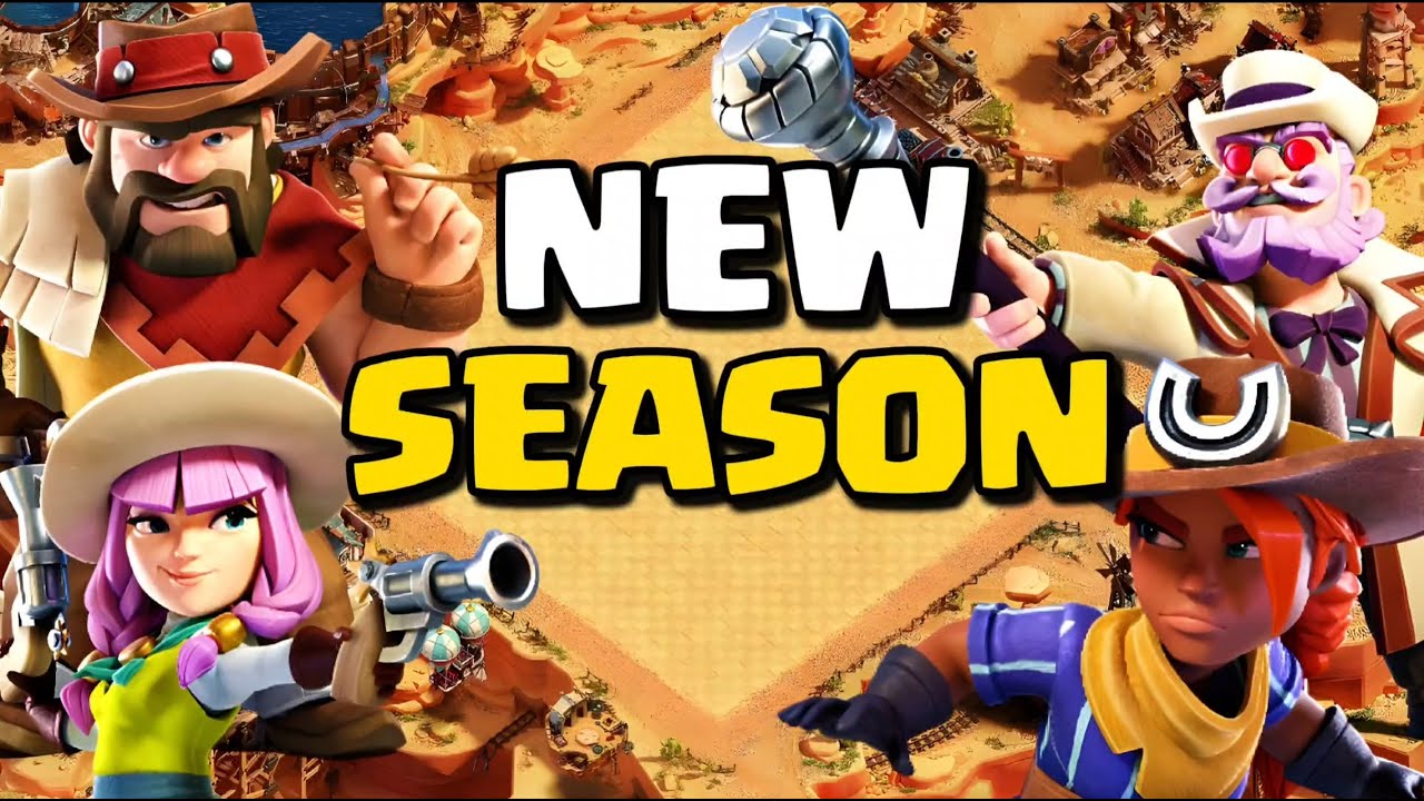 NEW SEASON is WILD WEST and HERE are The NEW SKINS | Clash of Clans Wild West Season Pass - YouTube