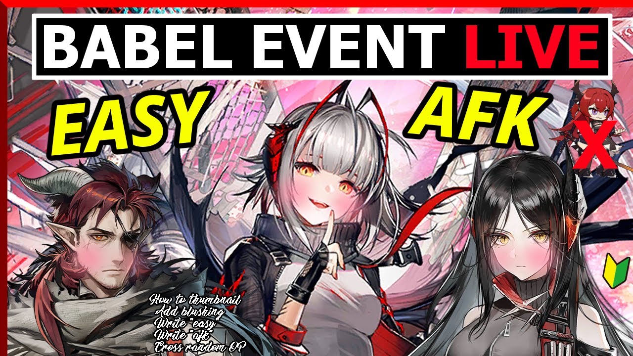Babel Event LIVE - Trying to get Aroma - New costumes - YouTube