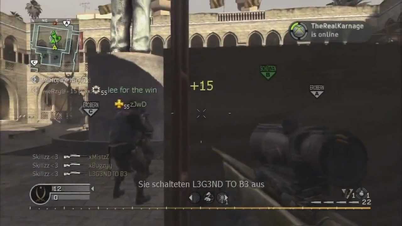 Cod 4 Sn!per 1 shot 3 kill's twixtor HD 720p - YouTube