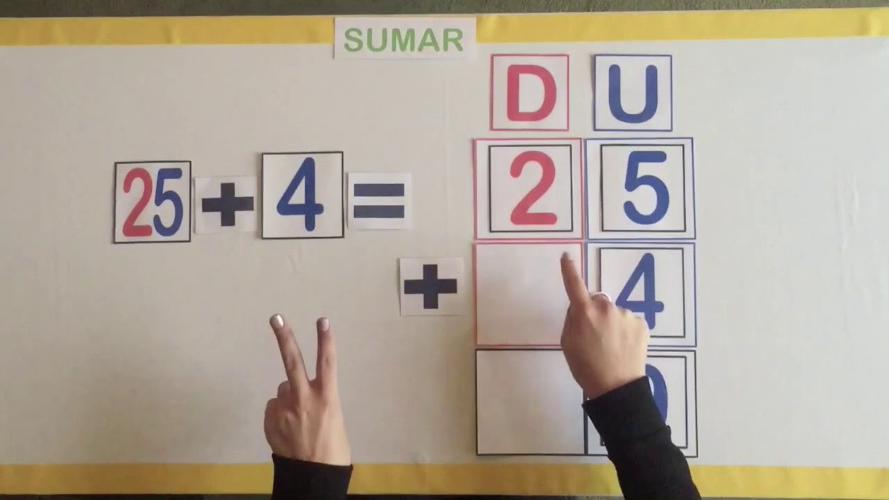 MATEMÁTICA - SUMA VERTICAL - YouTube