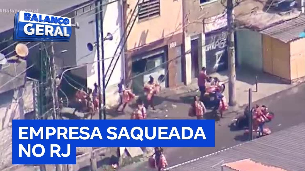 Moradores do Complexo do Lins, no Rio, invadem empresa e saqueiam ...