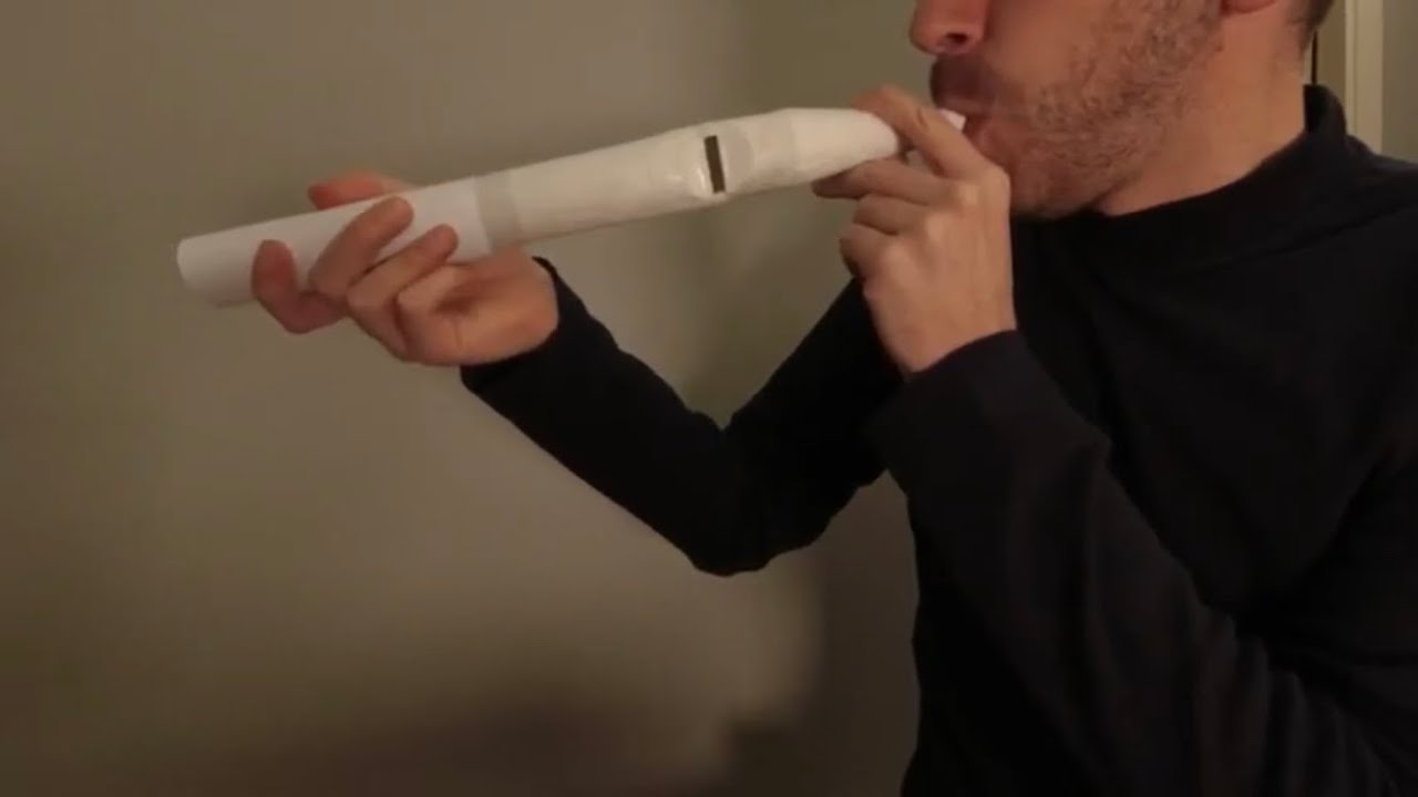 Homemade paper organ pipes - Canna ad anima di carta fai da te - Organo ...