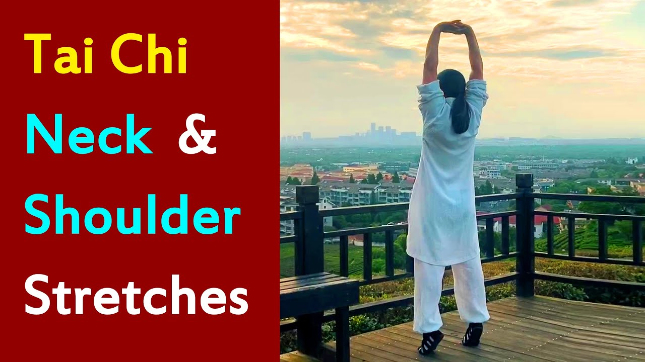 Unlocking Relaxation: Tai Chi Neck and Shoulder Stretches - YouTube